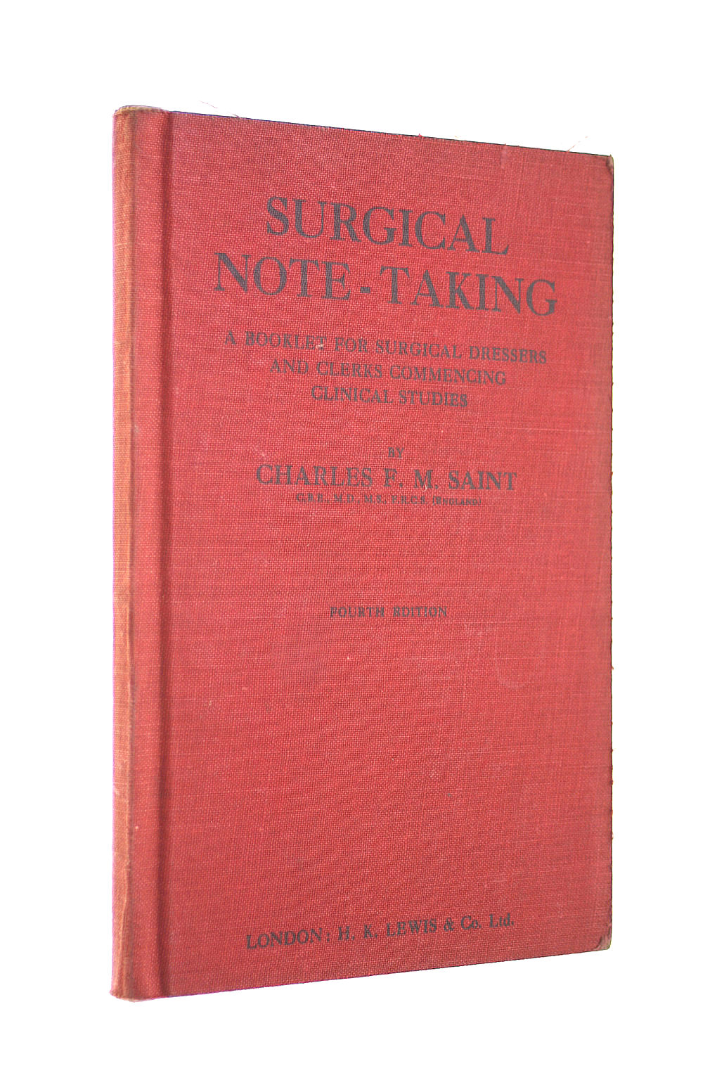 Surgical Note-Taking ... Fourth edition