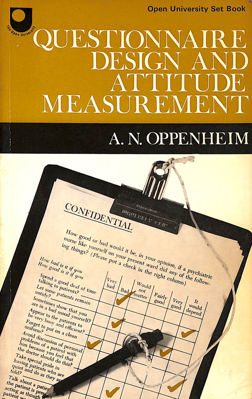 Questionnaire Design and Attitude Measurement (Heinemann books on ...