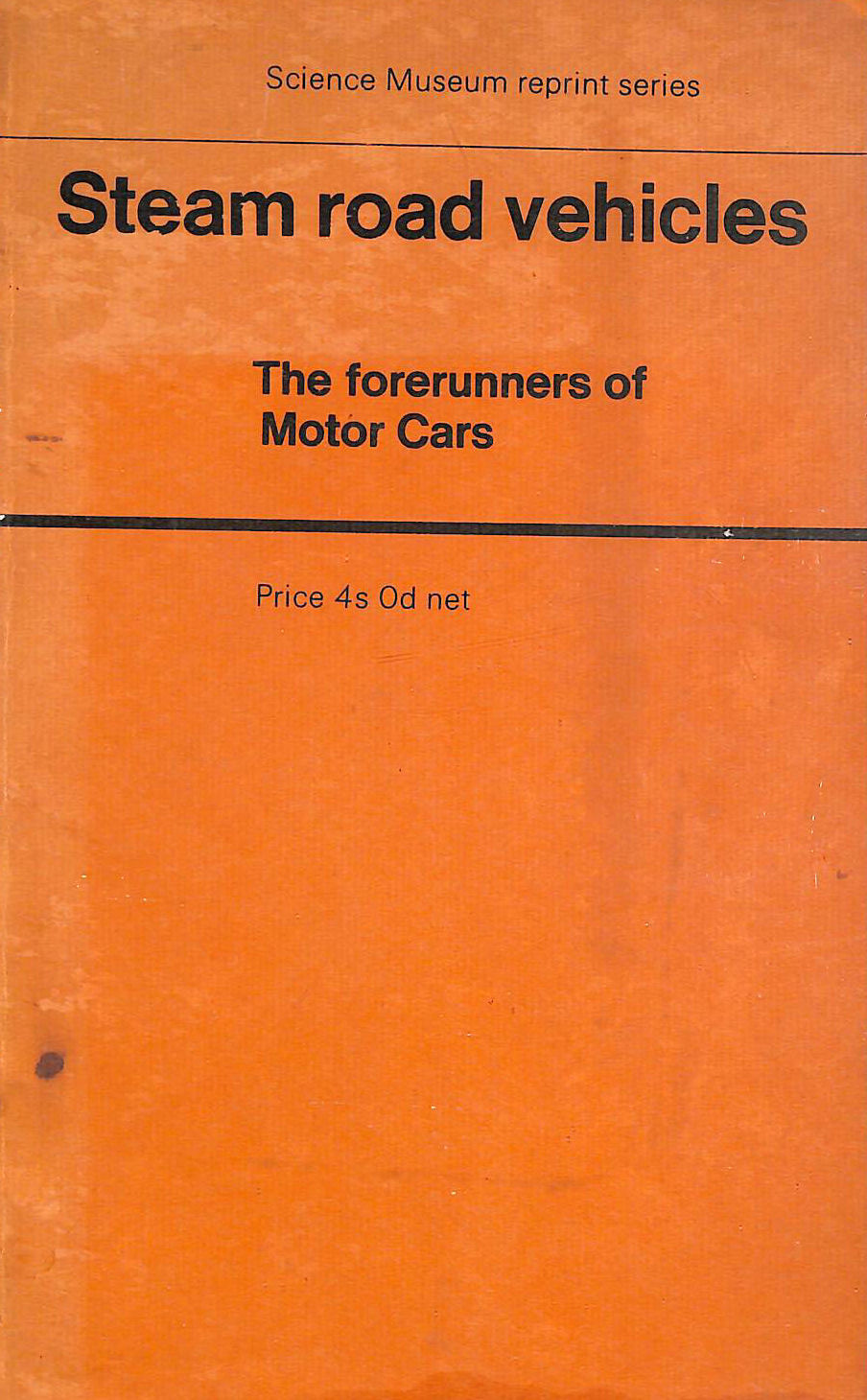 Steam Road Vehicles: Historical Review